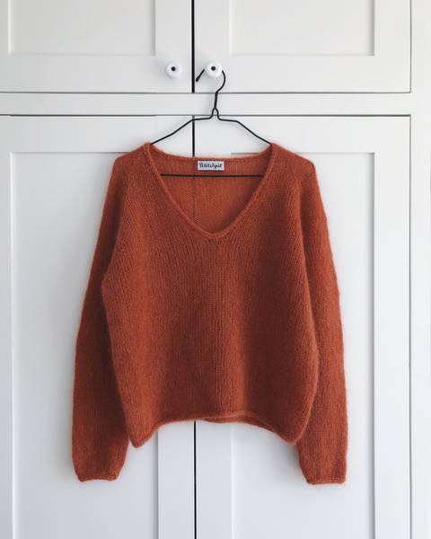 Kumulus bluse genser PetiteKnit mønster* - SATURNIA GARN